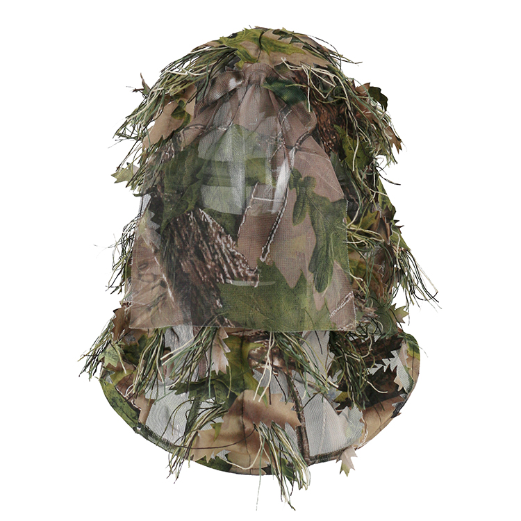Camouflage Leafy Hat Full Face Mask 3D Camo Cap Balaclava Ghillie ...