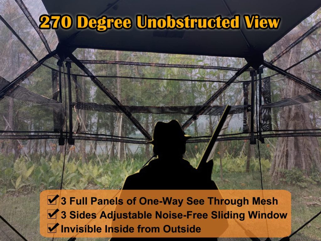Tactical Hunting Blind See Through with Carrying Bag T022B - Hangzhou ...